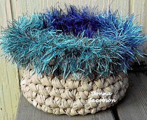 Ravelry: Crochet Rag Bags & Baskets pattern by Donna Jacobson
