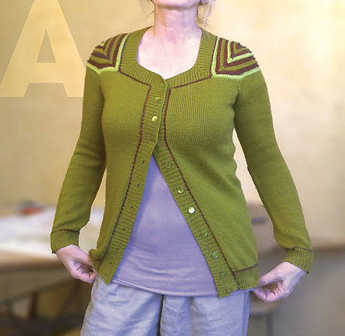 Ravelry: amande cardigan pattern by alfa knits