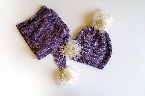 Ravelry: prpl rain (scarf) pattern by alfa knits