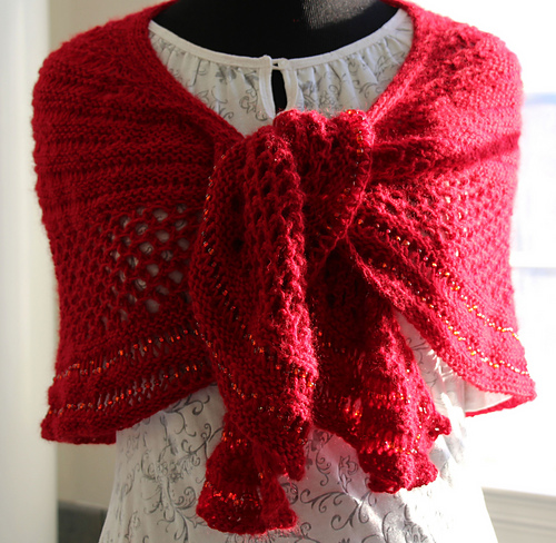 Ravelry: Red Shawl pattern by alaskagirlknits!