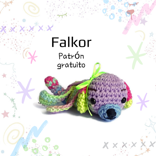 Ravelry: Melli Alebrije Falkor pattern by Alejandra Becerra