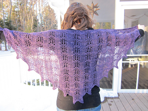 Ravelry: Wisteria Arbor Shawl pattern by Carla Kisielnicki