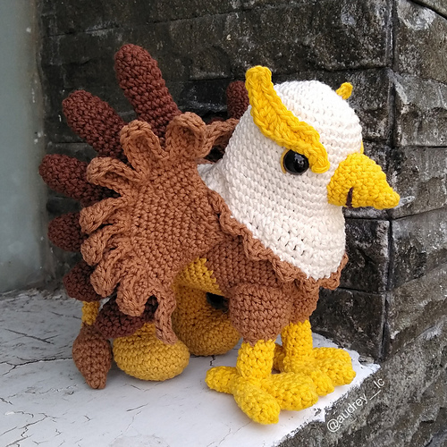 Ravelry: Gold the Griffin pattern by Audrey Lilian