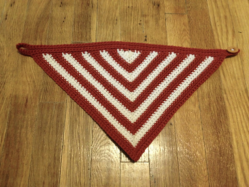 Ravelry: striped bandana pattern by alicia moreno