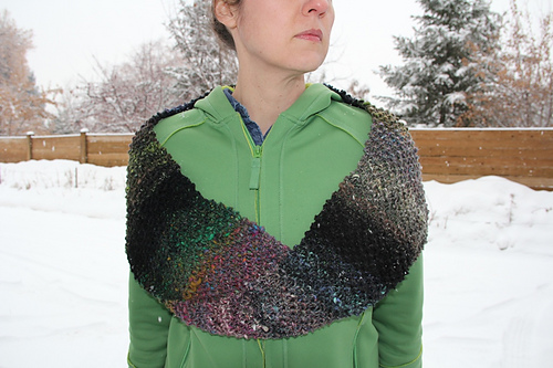 Ravelry: Noro Cyochin Moss Stitch Infinity Scarf pattern by Allison Baker