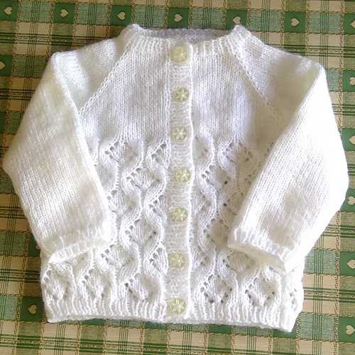 Ravelry: Bouquet de fleurs cardigan pattern by Anne B Hanssen