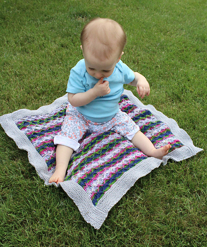 Ravelry: Linus Baby Blanket pattern by A Little Knitty Designs