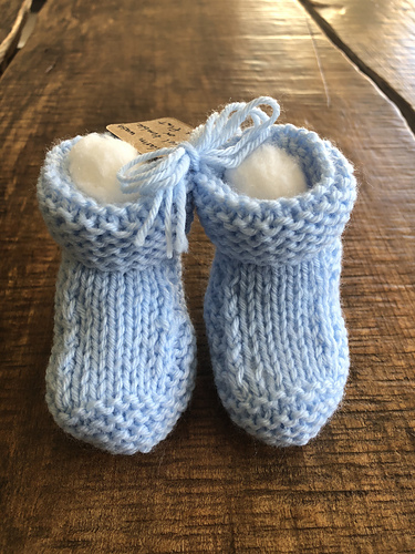 Ravelry: Babbity Baby Booties pattern by marianna mel