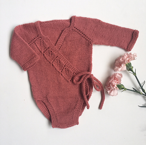 Ravelry: Primavera Wrap Onesie pattern by Anne Dresow