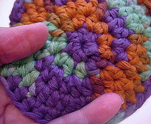 Ravelry: Snuggle Puff Circular Face Scrubbie pattern by Cheryl Davis