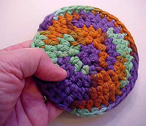 Ravelry: Snuggle Puff Circular Face Scrubbie pattern by Cheryl Davis
