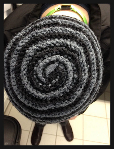 Ravelry: Reversible Ribbed Spiral Hat pattern by Crochet with Clare