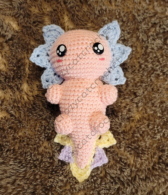 Ravelry: Cotton Candy Axolotl pattern by Allyson Morse