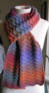 Ravelry: Gentle Waves Scarf pattern by Karen Klemp
