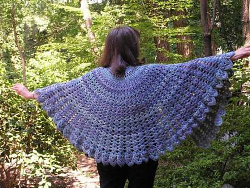 Ravelry: Expanding Shells Cape pattern by Karen Klemp
