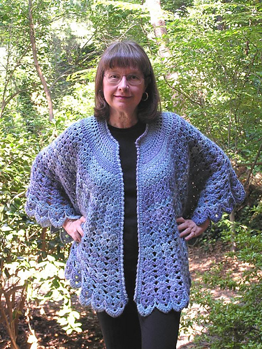 Ravelry: Expanding Shells Cape pattern by Karen Klemp