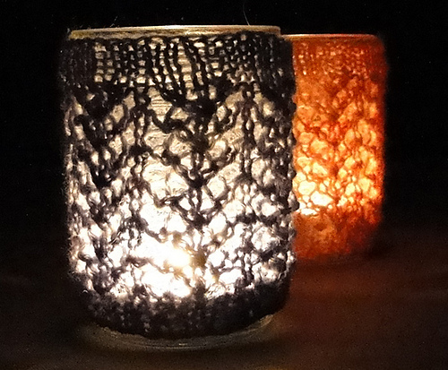 Ravelry: Candle Cozy Knit Pattern pattern by Lynn Lipski