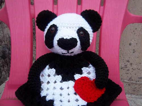 Ravelry: Panda Lovey pattern by Susan Wilkes-Baker