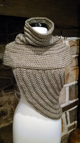Ravelry: Huntress Cowl Sweater pattern by Walnut Farm Designs