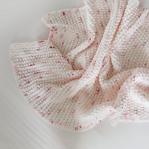Ravelry: Rosebud Speckle Baby Blanket pattern by Leelee Knits