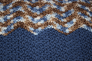 Ravelry: Chevron and Stars Baby Blanket pattern by Amanda Batson