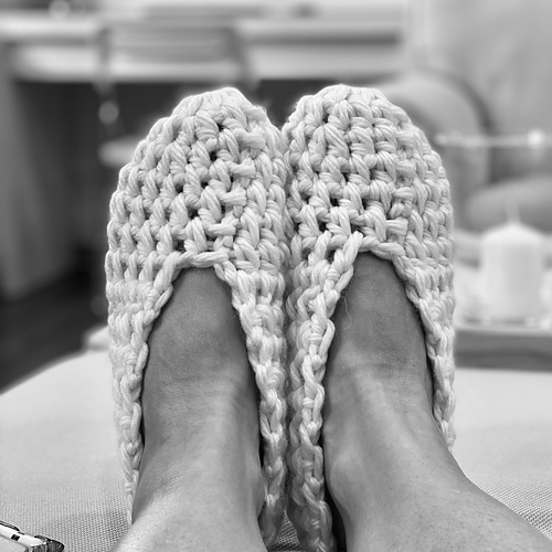 Ravelry: Crochet Pattern Super Bulky Slippers pattern by Amanda Moriconi