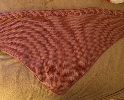 Ravelry: Reversible Cable Wrap pattern by Tamara Evans