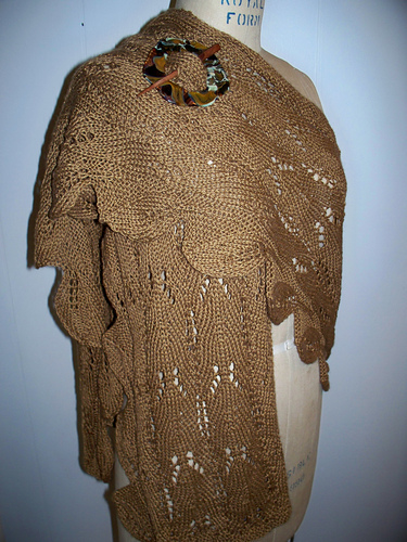 Ravelry: Botanical Scarf pattern by Lisa Adcock