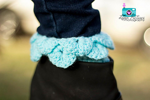 Ravelry: Crocodile Stitch Boot Cuff pattern by Aprile Mazey