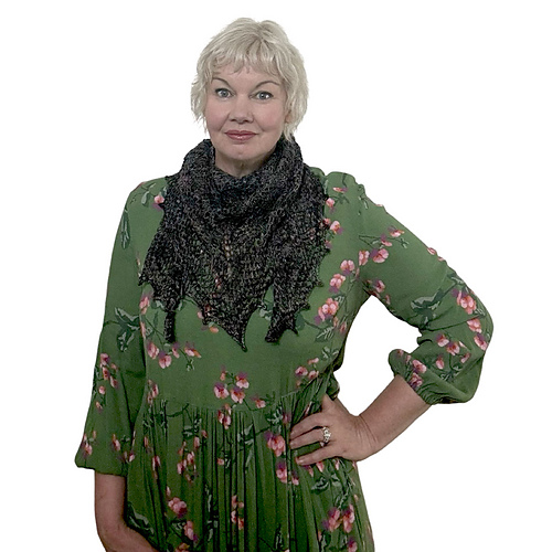 Ravelry: Little Raven Shawl pattern by Ambah O'Brien