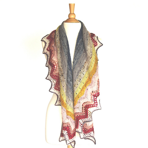 Ravelry: Sunshower Shawl pattern by Ambah O'Brien