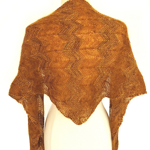 Ravelry: Cheri Chevron Shawl pattern by Ambah O'Brien