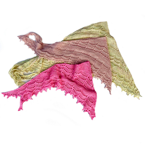 Ravelry: Sherbet Fizz Shawl pattern by Ambah O'Brien