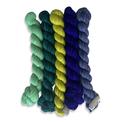 Ravelry: Quintet Shawlette pattern by Ambah O'Brien