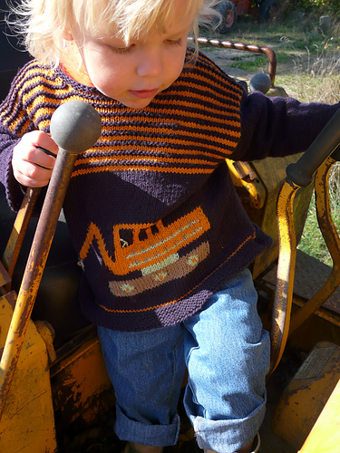 Ravelry: Big Digger Sweater pattern by Lucinda Guy