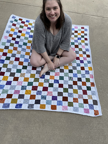 Battenberg Blanket : r/crochet