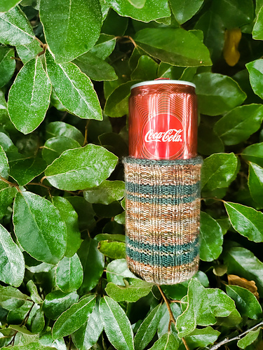 Ravelry: Skinny Can Cozy pattern by Knitty Natty