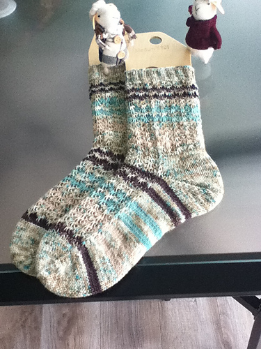 Ravelry: Shoreline Socks pattern by Wendy Gaal