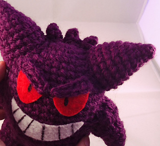 Ravelry: Gengar Inspired Amigurumi pattern by Amanda L. Girão