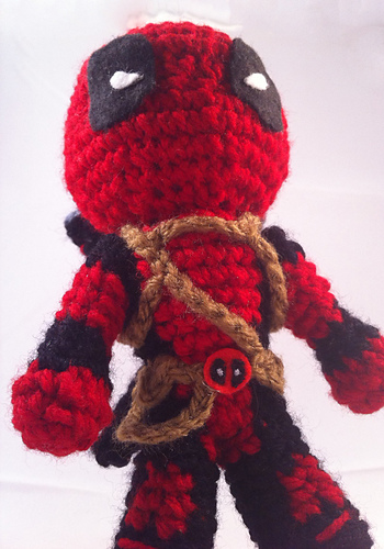 Ravelry: Deadpool Chibi Amigurumi pattern by Amanda L. Girão