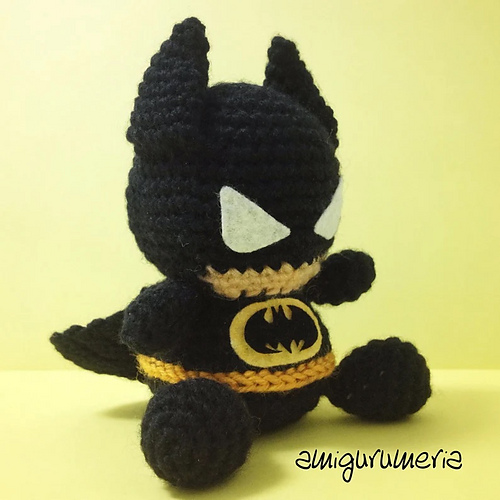 Ravelry: Amigurumi Batman - Superhero pattern by Amigurumeria