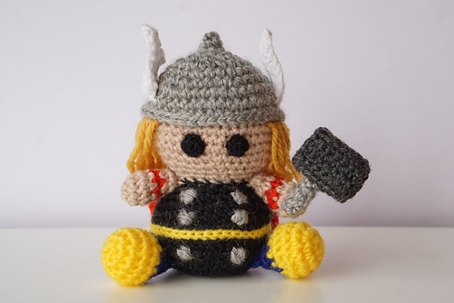 Ravelry: Amigurumi Thor - Superhero pattern by Amigurumeria
