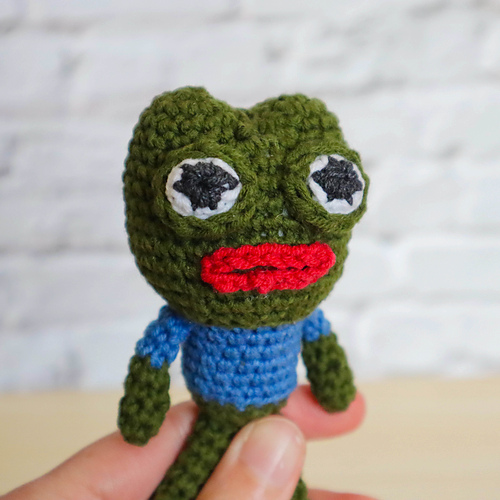 Ravelry: Pepe Meme pattern by Gabriela Krasteva