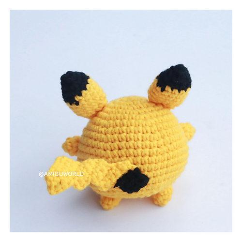 Ravelry: AMIGURUMI PIKACHU (Chubby/Chibi) pattern by Amigu World