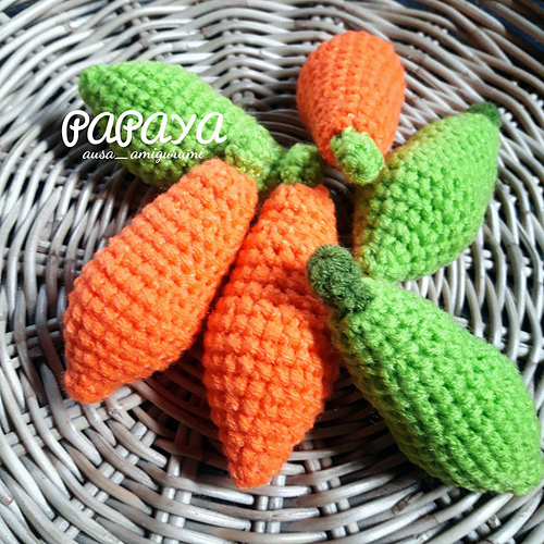 Ravelry: Vegetable Keychains pattern by Amigu World