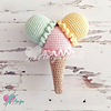 Ravelry: Ice Cream Keychain pattern by @adacrochetdesign