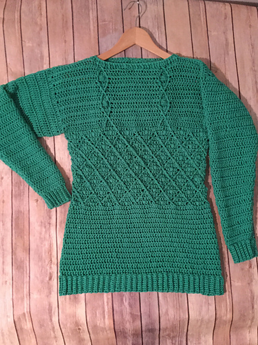 Ravelry: The Diamond Sweater pattern by Ami Ndiaye