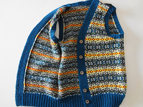 Ravelry: p.14 Fair Isle Vest pattern by Mariko Mikuni (三國 万里子）