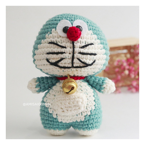 Ravelry: Amigurumi Doraemon pattern by Vui Vui