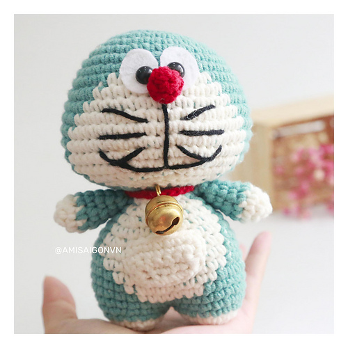 Ravelry: Amigurumi Doraemon pattern by Vui Vui